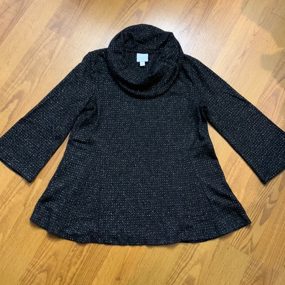 Dress Barn | Tops | Dress Barn Sparkly Cowl Neck Top | Poshmark